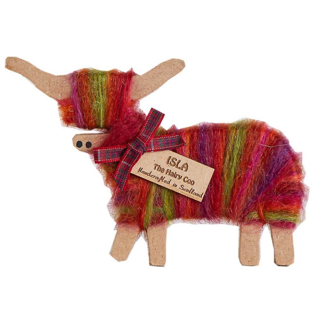 Hairy Coo, Scottish Standing Coos, Highland Cow, Scottish Ornaments ...
