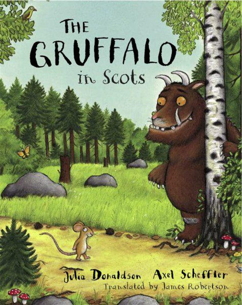 The Gruffalo in Scots, Children's Book in Gaelic, Scottish Children's ...