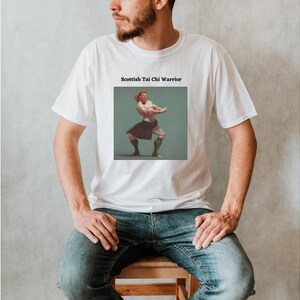 Scottish Tai Chi Warrior Unisex Softstyle T-shirt, Funny Scottish Shirt ...