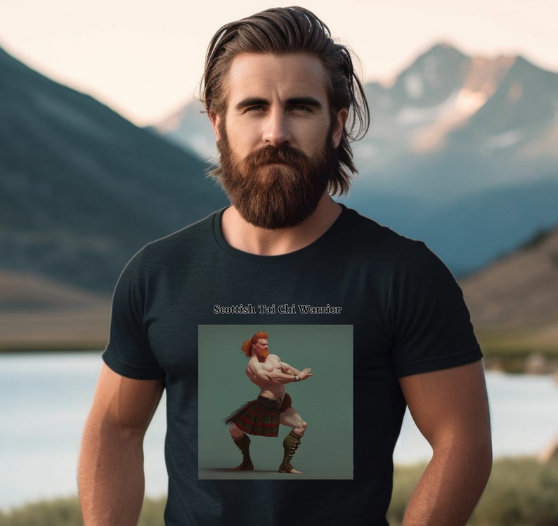 Scottish Tai Chi Warrior Unisex Softstyle T-shirt Funny - Etsy