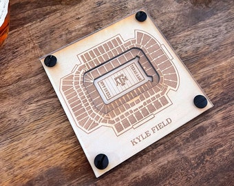 Kyle Field Replica Stadium Model 3D Texas A and M Aggies Football Texas ...
