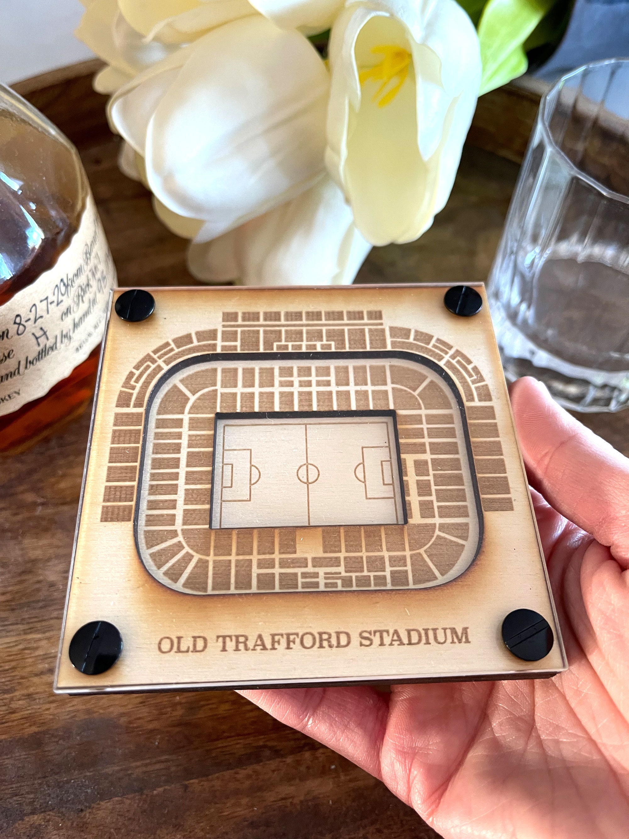 Manchester United Layered Coaster set of 2 3D Wood Coaster - Etsy