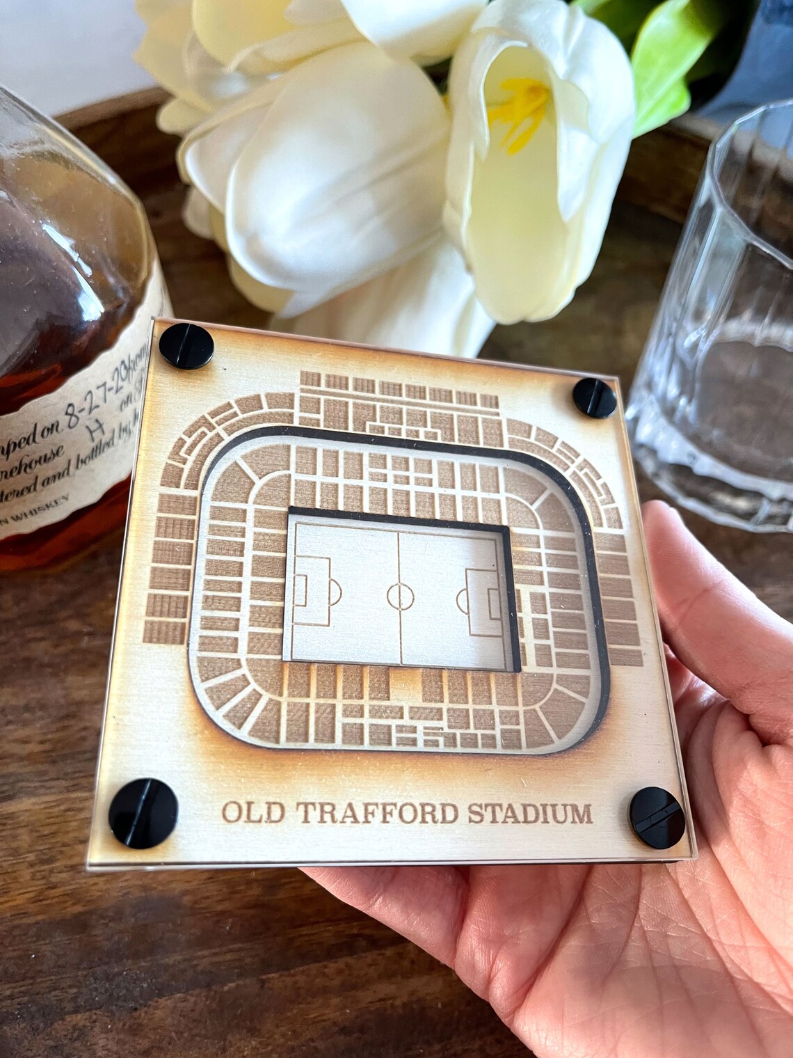 Manchester United Layered Coaster set of 2 3D Wood Coaster - Etsy