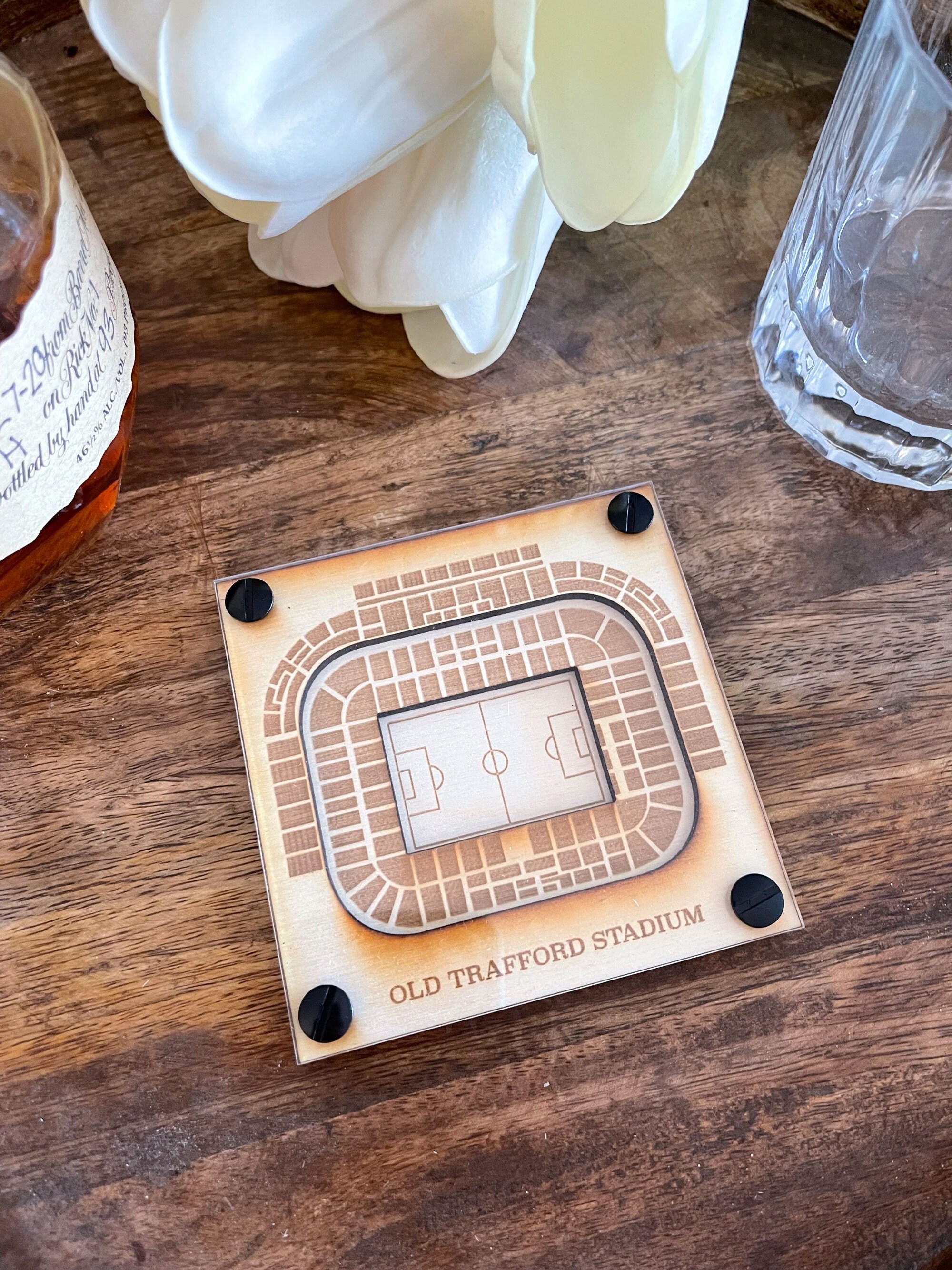 Manchester United Layered Coaster set of 2 3D Wood Coaster - Etsy