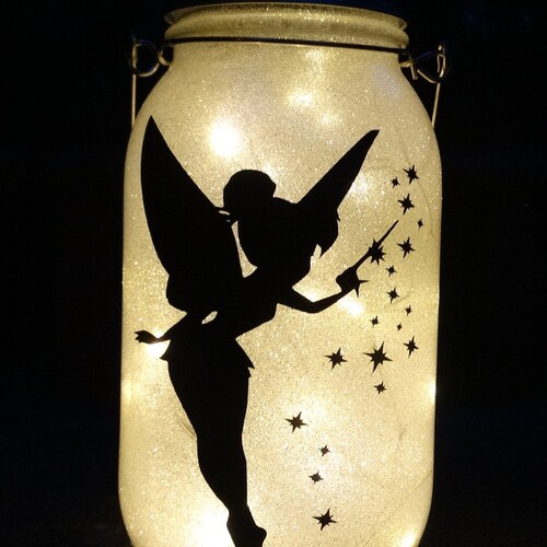 Disney Themed Tinkerbell Outdoor Solar Lantern Style 1 - Etsy