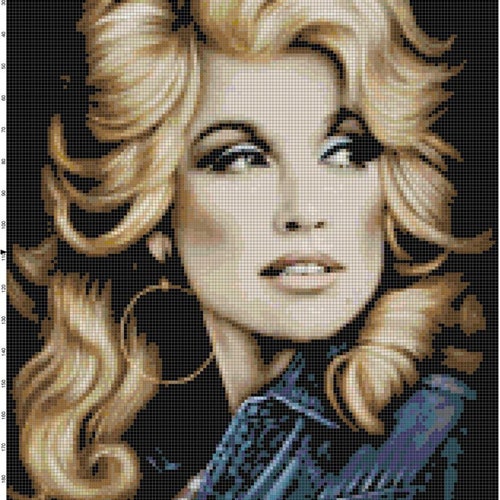 Dolly Parton Cross Stitch Pattern - Etsy