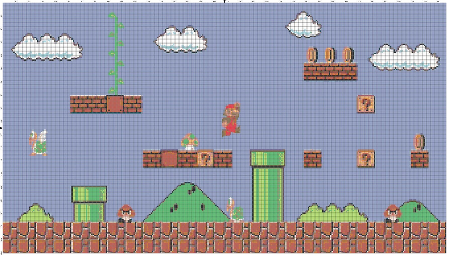 Retro Mario Bros Video 80's Game Classic PDF Bella - Etsy
