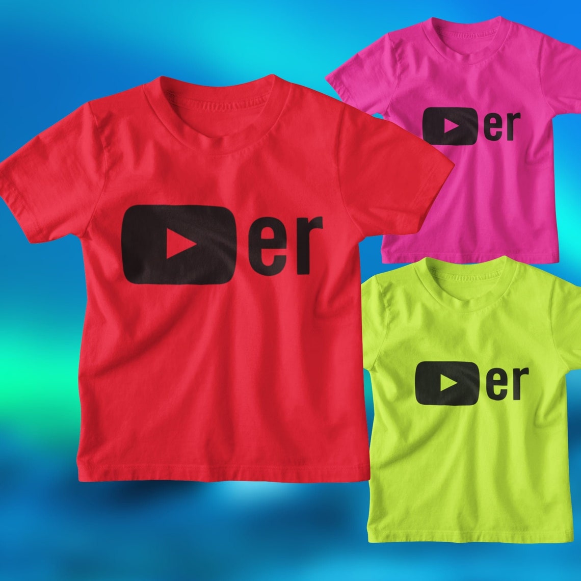 Youtuber Shirt for Kids New Gaming T-shirt Inspired by Youtube - Etsy UK