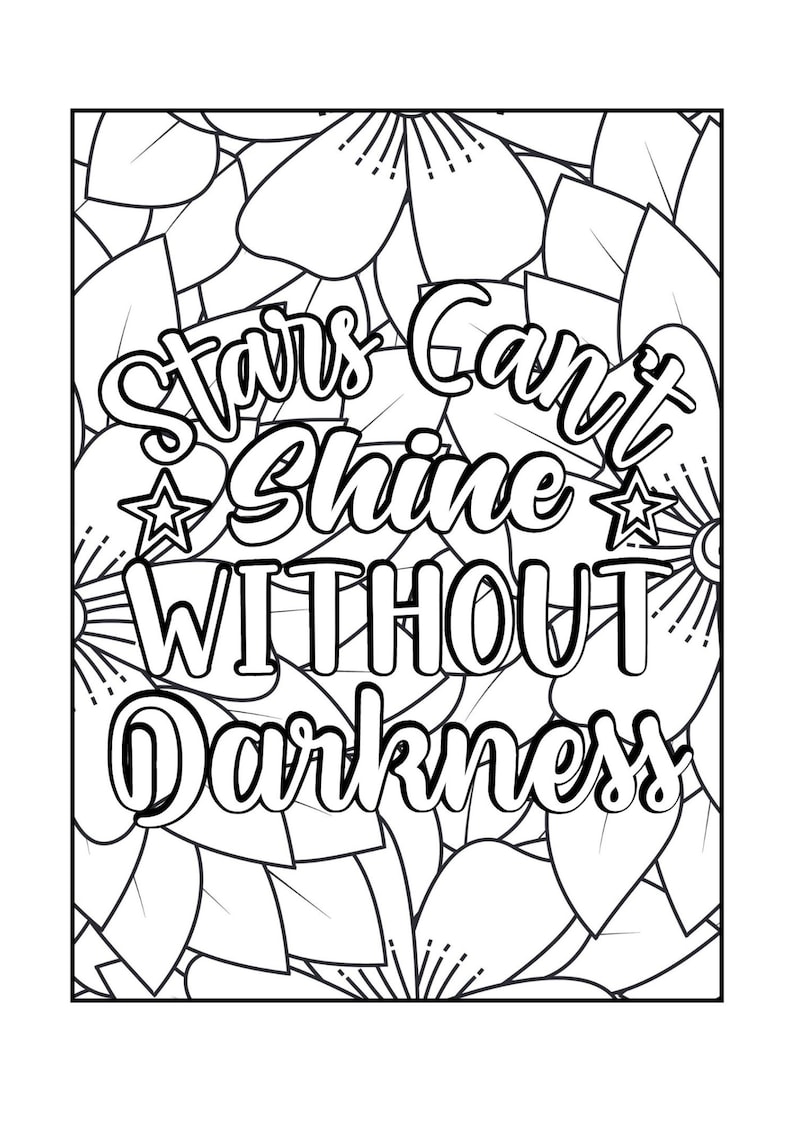 Printable Coloring Pages for Mental Health and Relaxation - Etsy