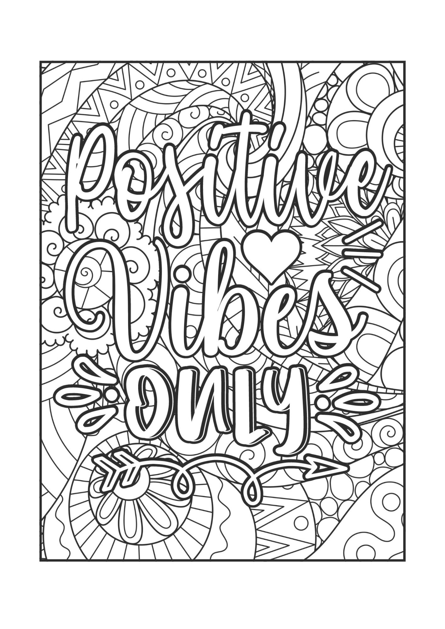 Printable Coloring Pages for Mental Health and Relaxation - Etsy