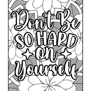 Printable Coloring Pages for Mental Health and Relaxation - Etsy