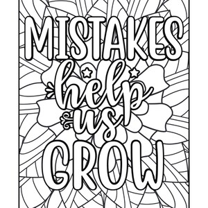 Printable Coloring Pages for Mental Health and Relaxation - Etsy