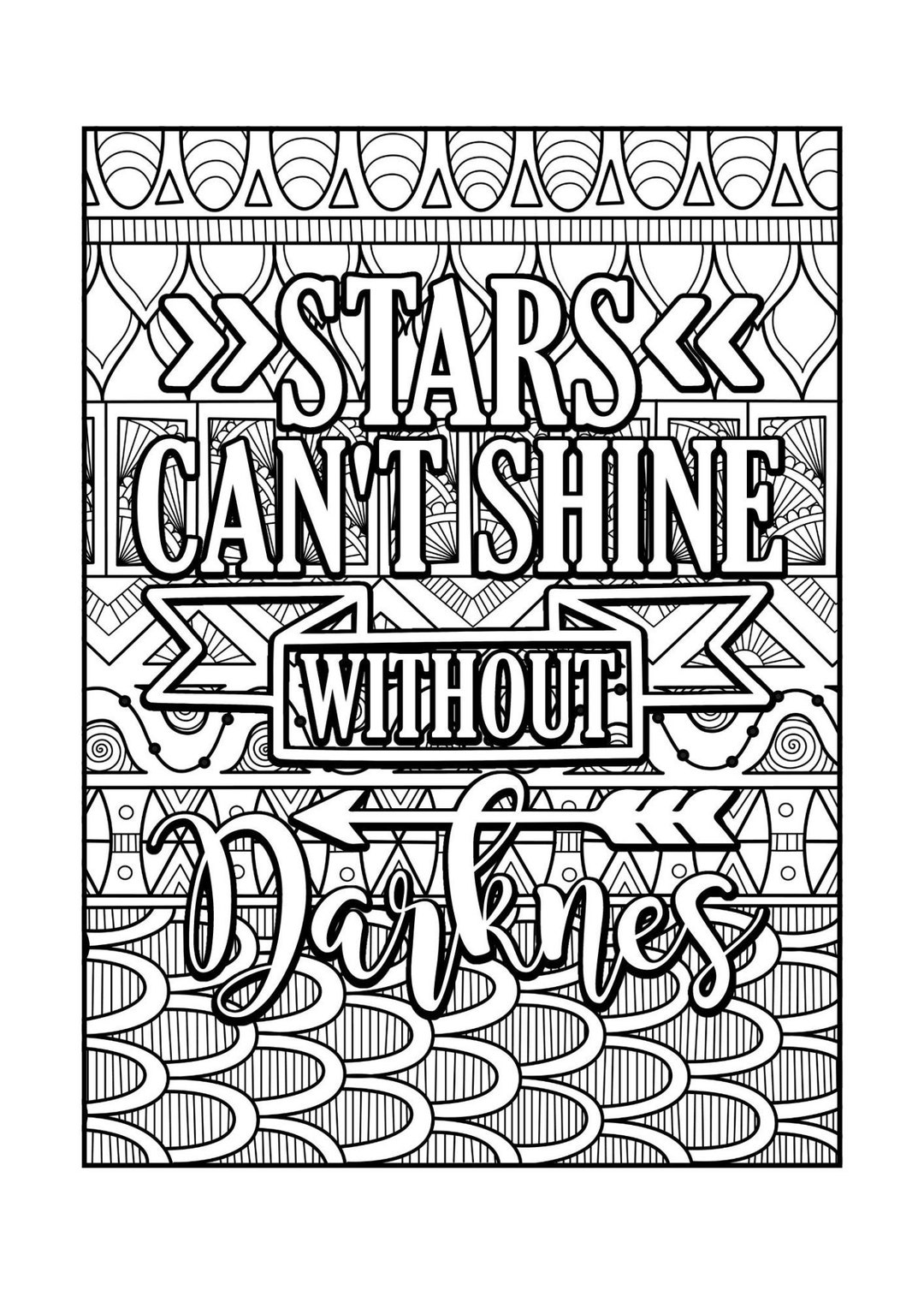 Printable Coloring Pages for Mental Health and Relaxation - Etsy
