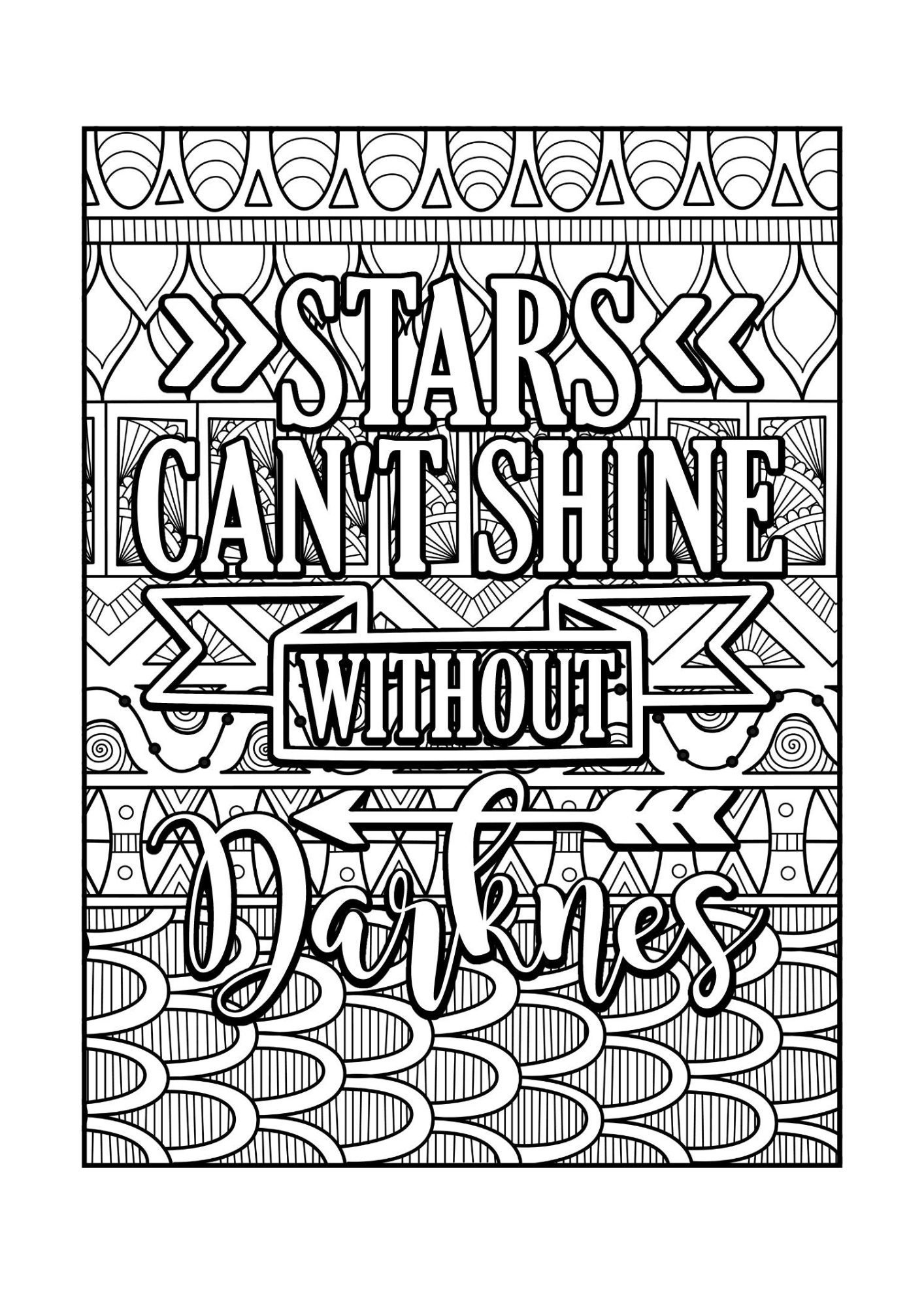 Printable Coloring Pages for Mental Health and Relaxation - Etsy
