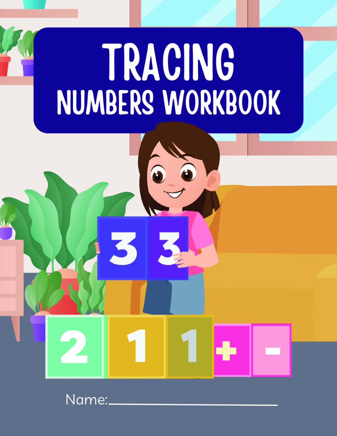 Tracing Number Book, Fun Activities, 43 Sheets Tracing Numbers, Fun and ...