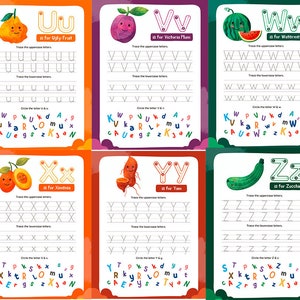 Letter Tracing Interactive Learning Activities Alphabet Practice ...