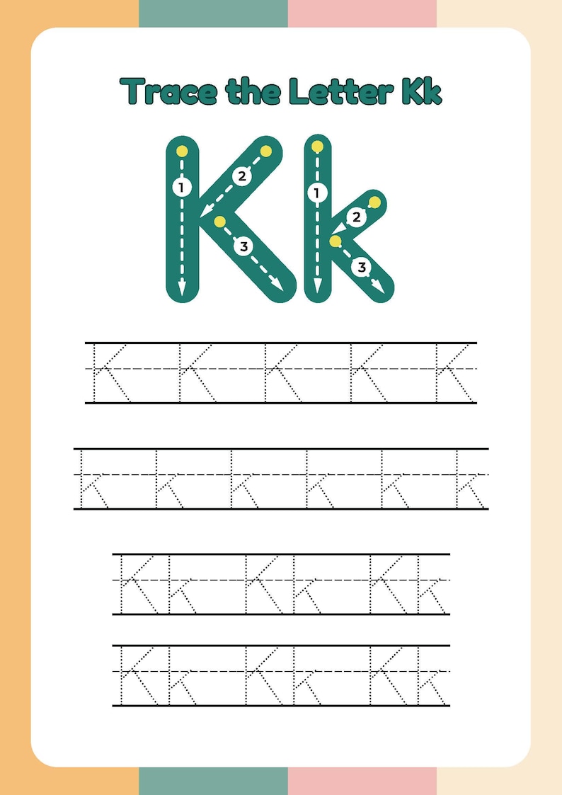 Letter Tracing Interactive Learning Activities for Kids Alphabet ...