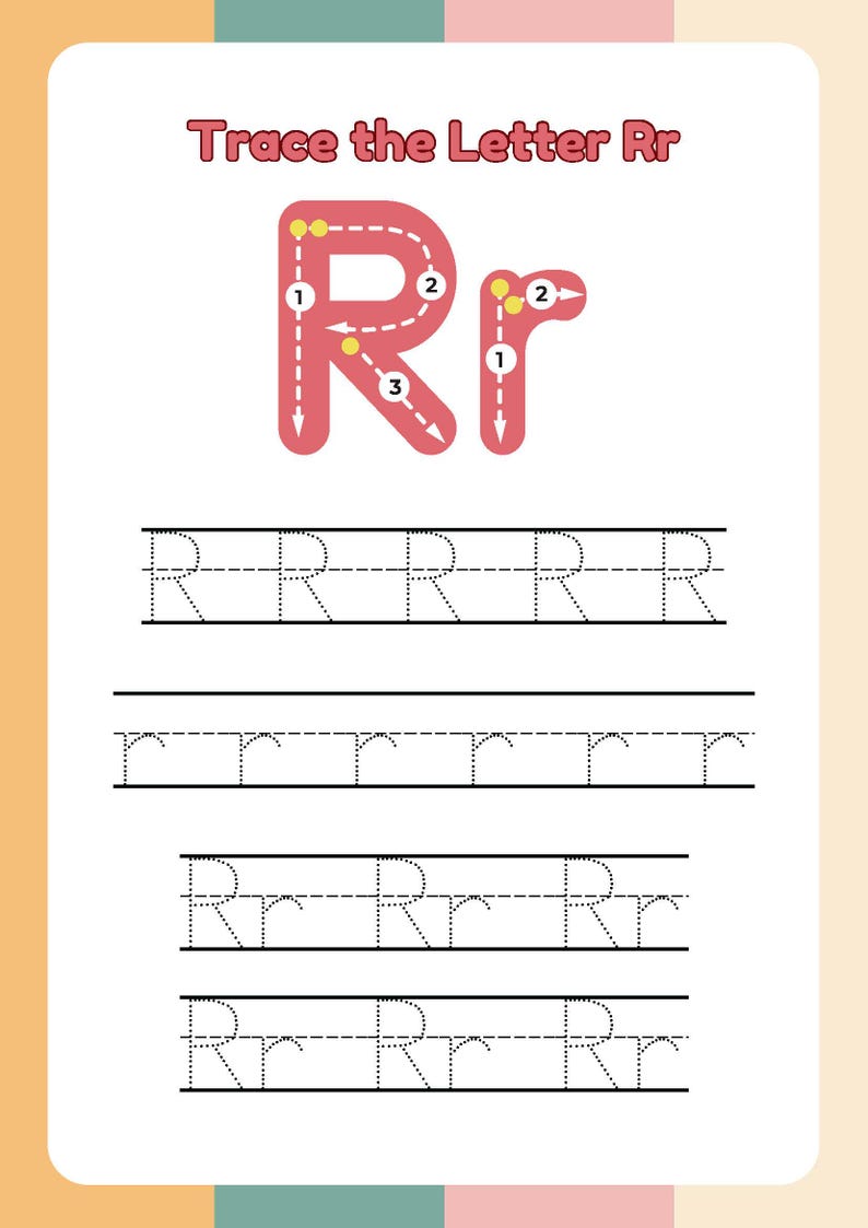 Letter Tracing Interactive Learning Activities for Kids Alphabet ...