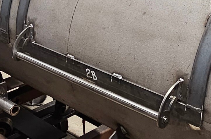 24" Free Spin Handle Smoker Hardware Kit With a ###FREE FIREBOX LATCH ...