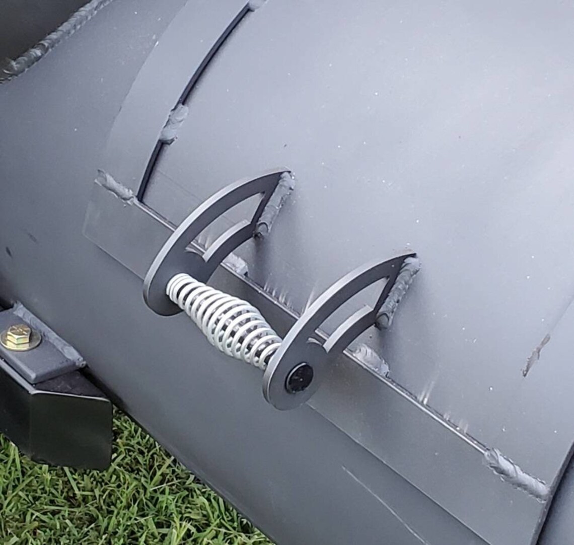 30" Smoker Hardware Kit With FREE FIREBOX LATCH for 250 Gallon Lp ...