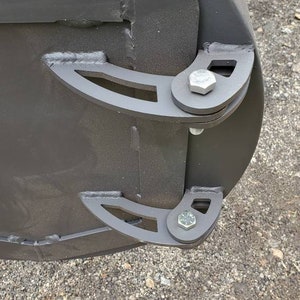 30" Smoker Hardware Kit With FREE FIREBOX LATCH for 250 Gallon Lp ...