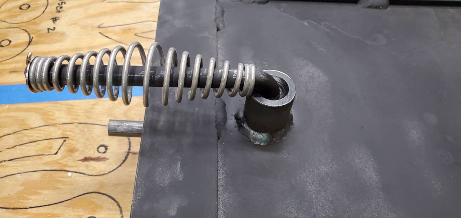 Smoker Firebox Latch Handle Assembly - Etsy