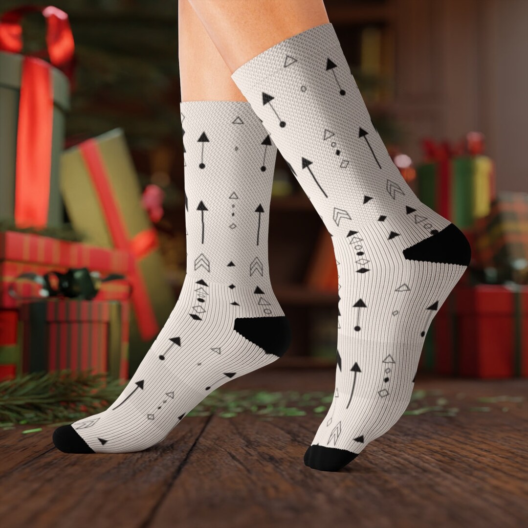 Tribal Sock Native American Indian Arrows Sublimation - Etsy