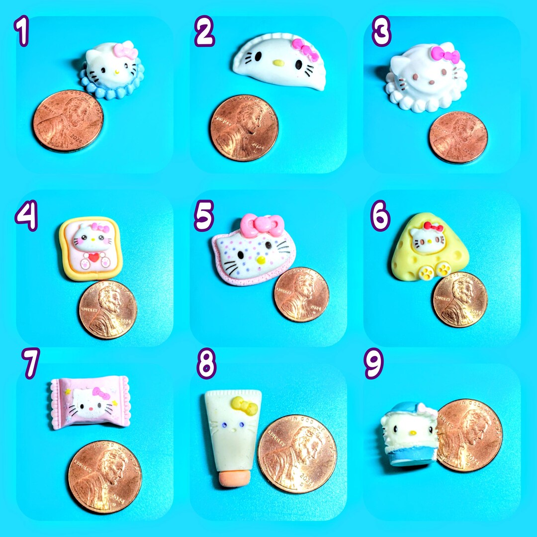 Hello Kitty Miniature Foods - Etsy