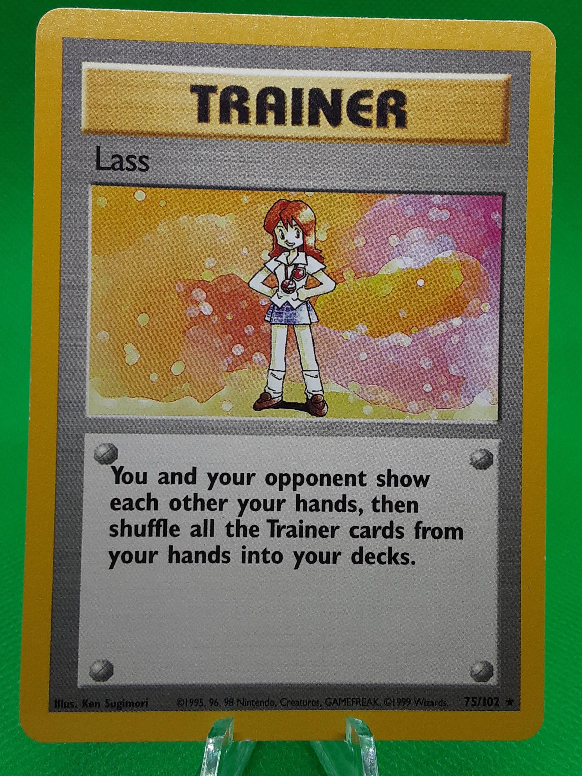 Original Pokemon Trainer Cards