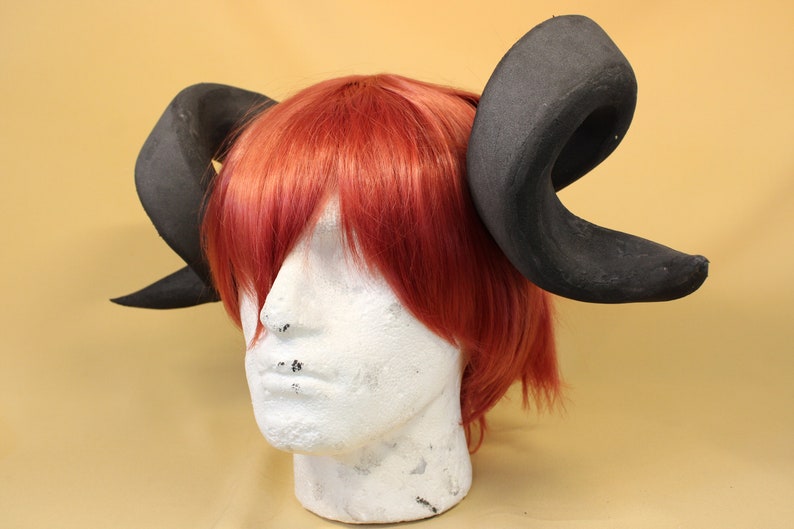 DIY Curl Dragon Horns PDF Digital File Larping Fantasy Cosplay - Etsy