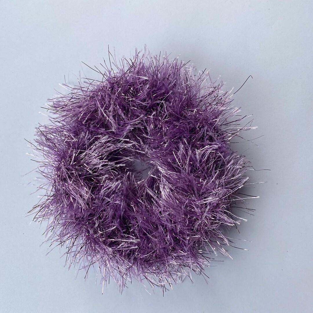 Sparkly Purple Scrunchie - Etsy