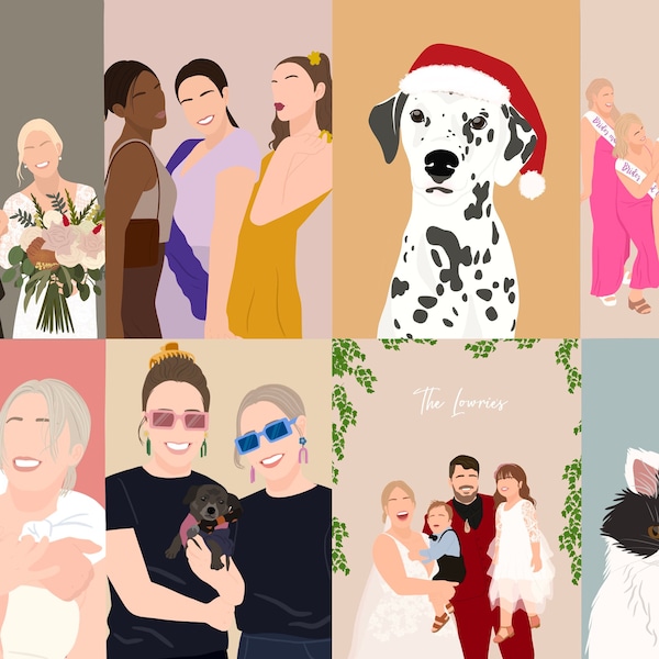 Personalized Portrait - Etsy