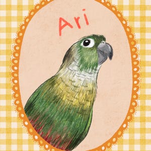 Custom Badly Drawn Pet Portrait, Personalized Cute Cat Portrait, Unique ...