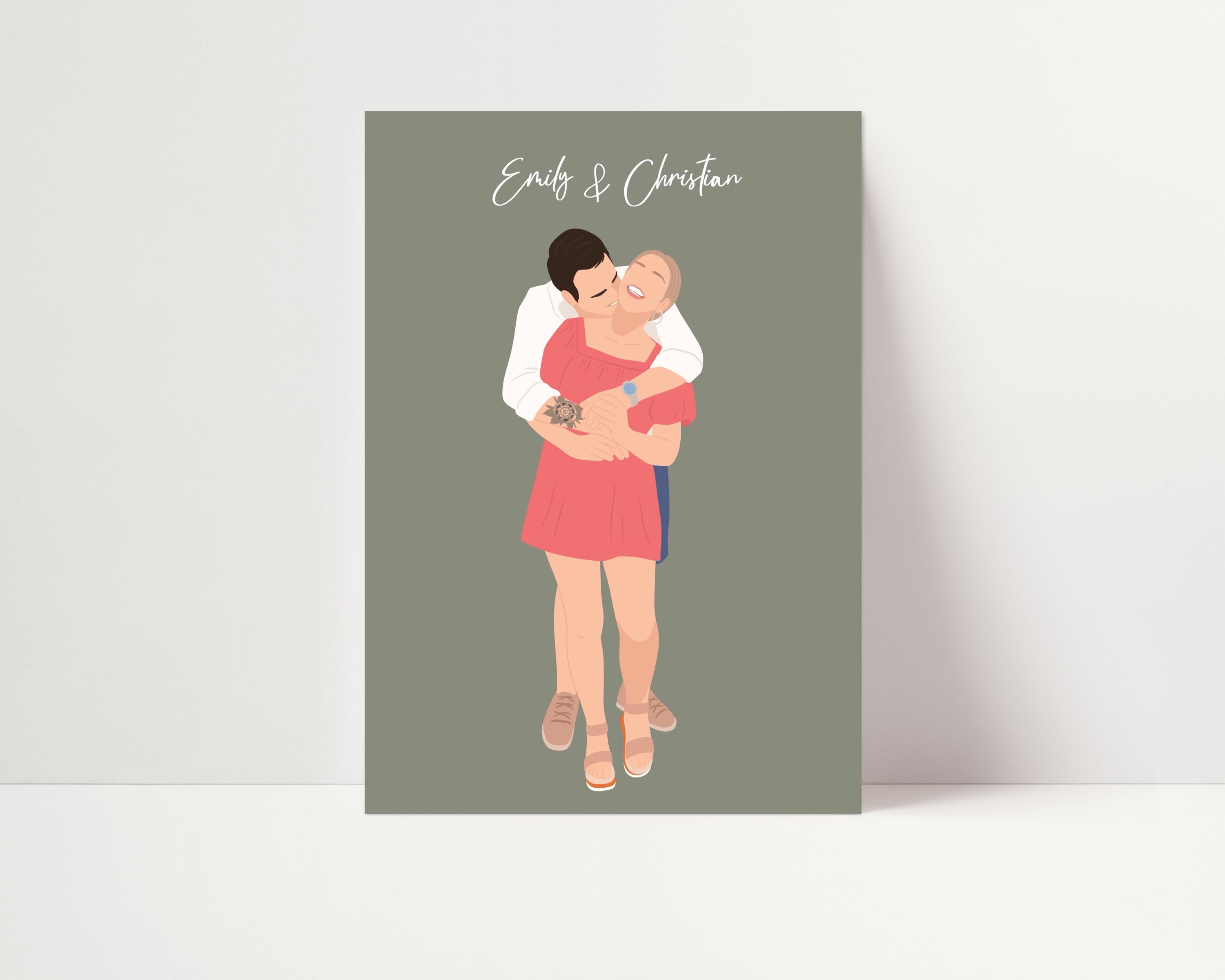 CUSTOM DRAWING Wedding Gift Family Portrait Personalize - Etsy Australia