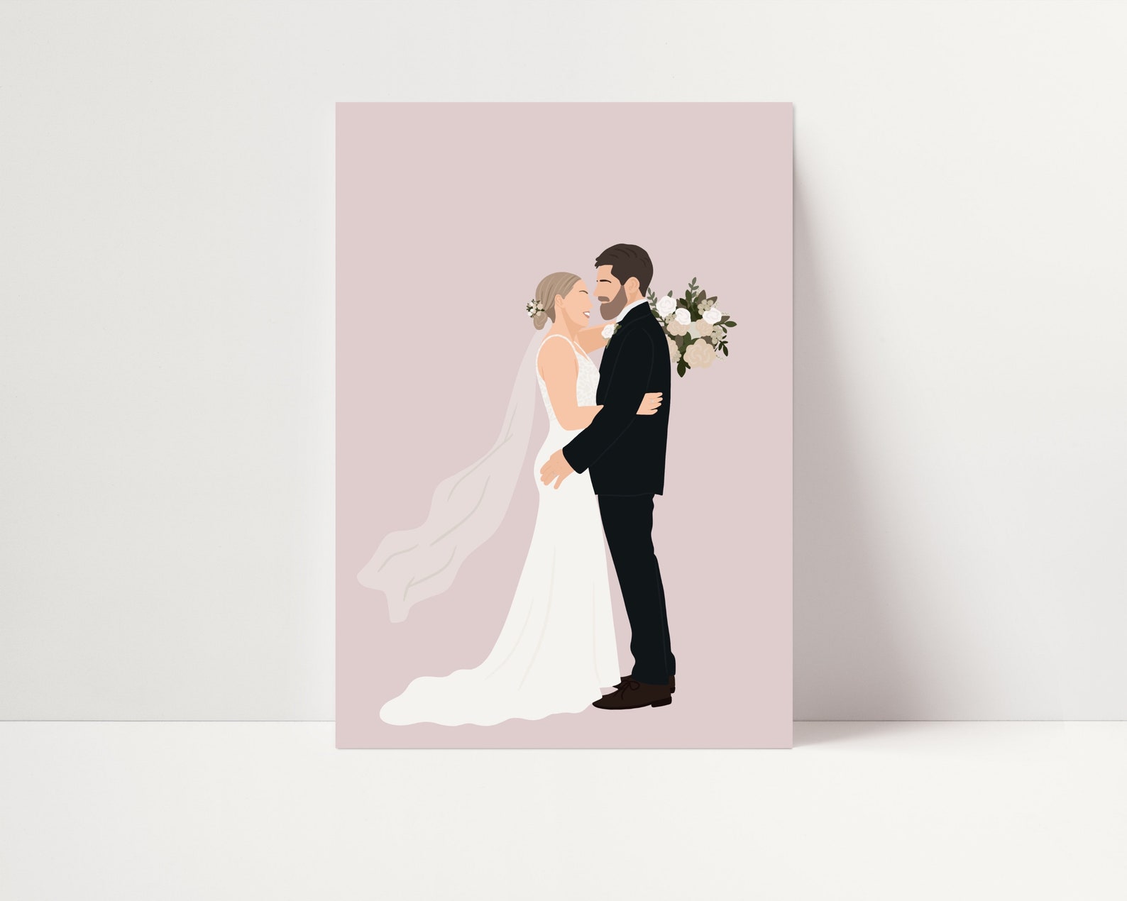 CUSTOM DRAWING Wedding Gift Family Portrait Personalize - Etsy