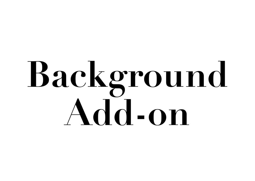 Add-on Background - Etsy