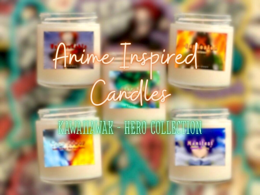 NEW Anime Inspired Candles | Anime Candles | Custom Anime Candles ...