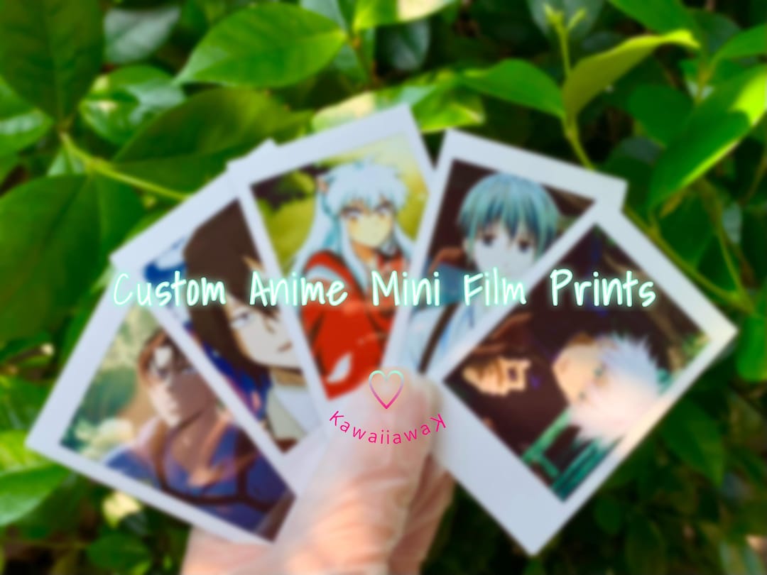 Custom Anime Mini Prints | Custom Photo Prints | Instant Film Prints - Etsy