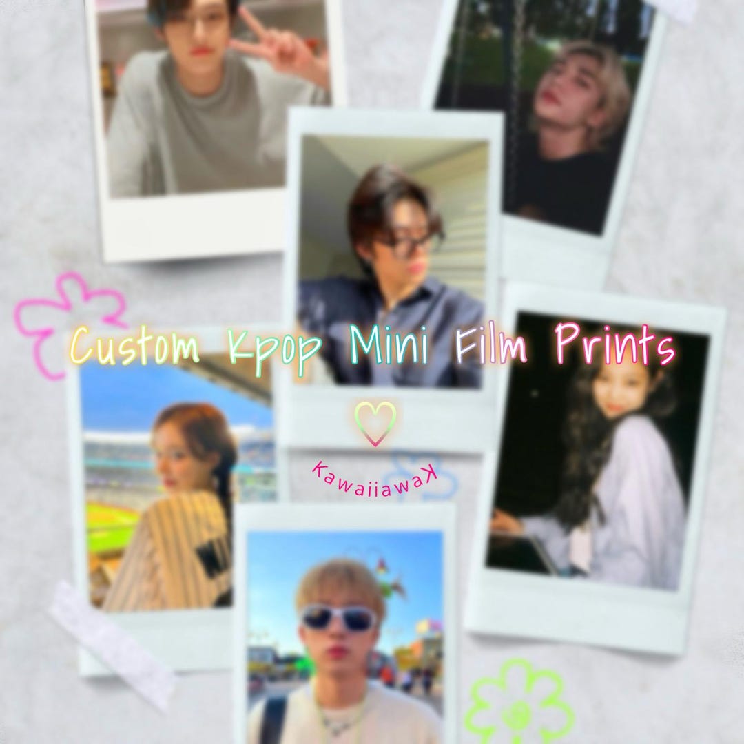 Custom Kpop Mini Prints | Kpop Film Prints | Custom Photo Prints ...