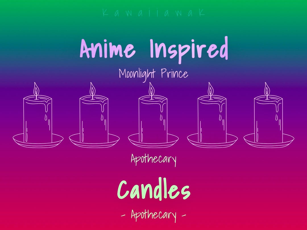 Anime Inspired Candles | Anime Candles | Custom Anime Candles ...
