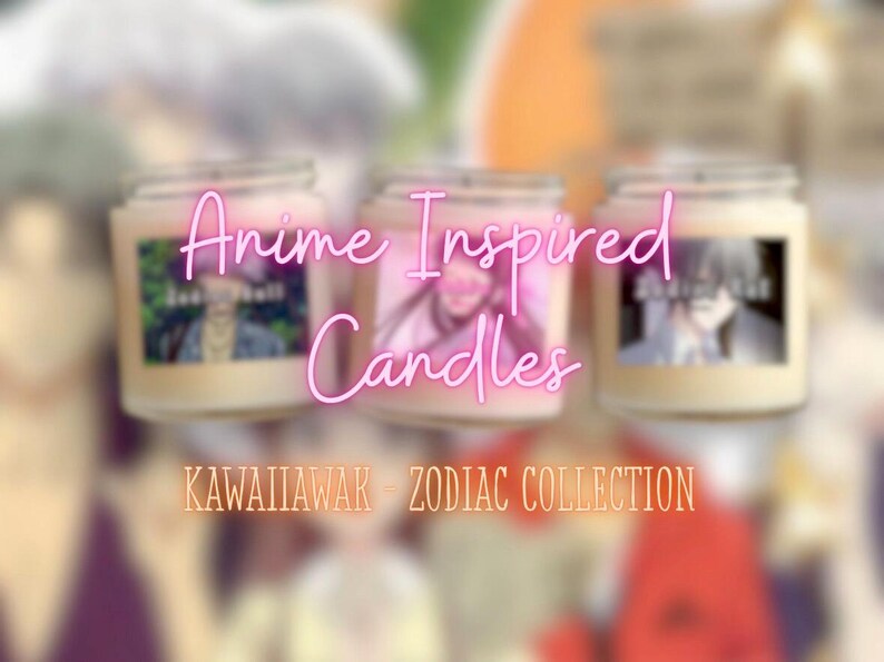 Anime Inspired Candles | Anime Candles | Custom Anime Candles ...