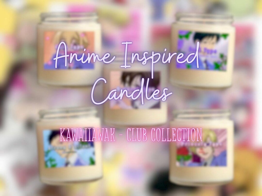 NEW Anime Inspired Candles | Anime Candles | Custom Anime Candles ...