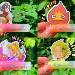 Anime Inspired Lip Balm Anime Inspired Chapstick Hydrating - Etsy