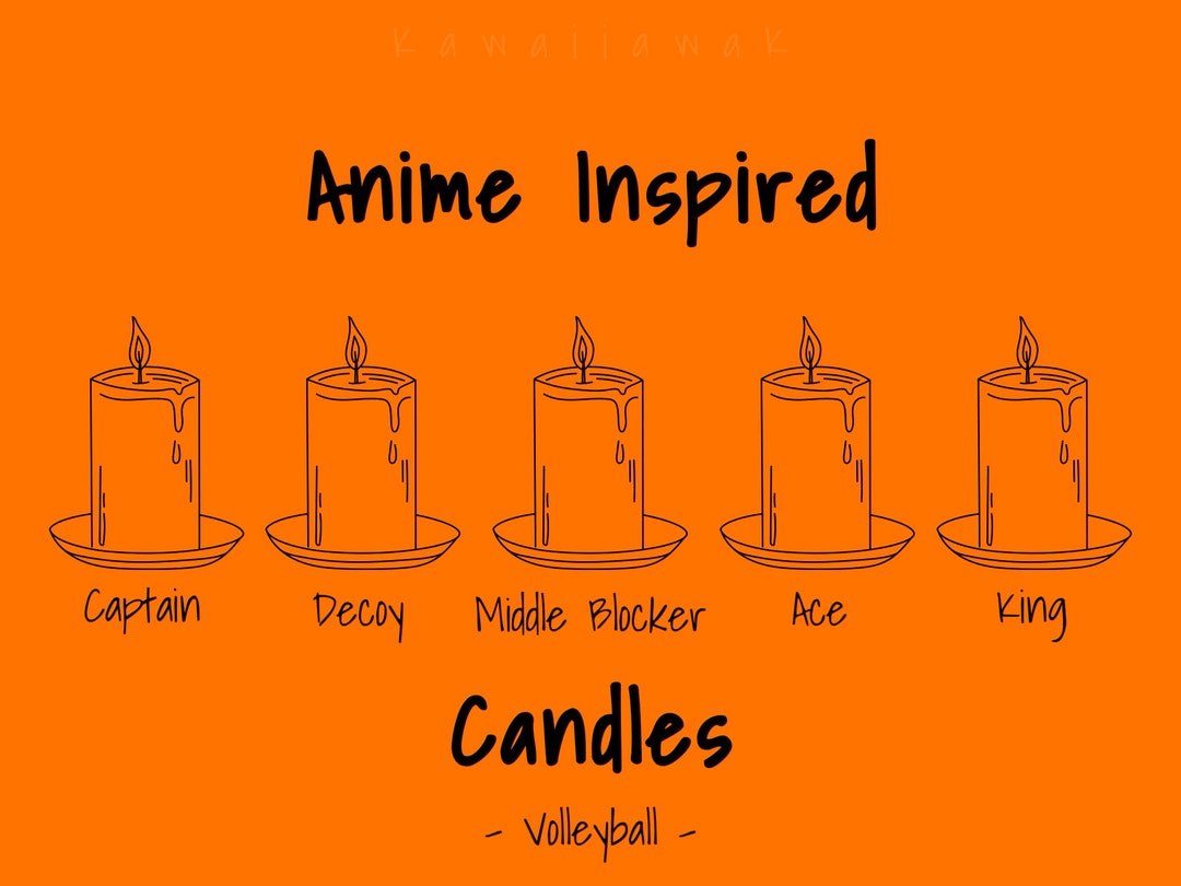 NEW Anime Inspired Candles | Anime Candles | Custom Anime Candles ...