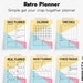 Retro Daily Planner Instant Download Retro Daily Planner - Etsy