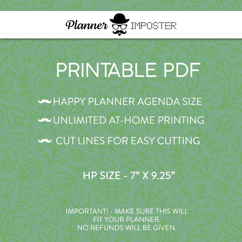 Retro Daily Planner Instant Download Retro Daily Planner - Etsy