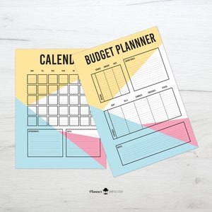 Retro Daily Planner Instant Download Retro Daily Planner - Etsy