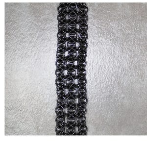 Elegant Helm Weave Chain Maille Bracelet Handcrafted Chainmail Jewelry ...