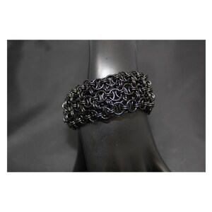Elegant Helm Weave Chain Maille Bracelet Handcrafted Chainmail Jewelry ...