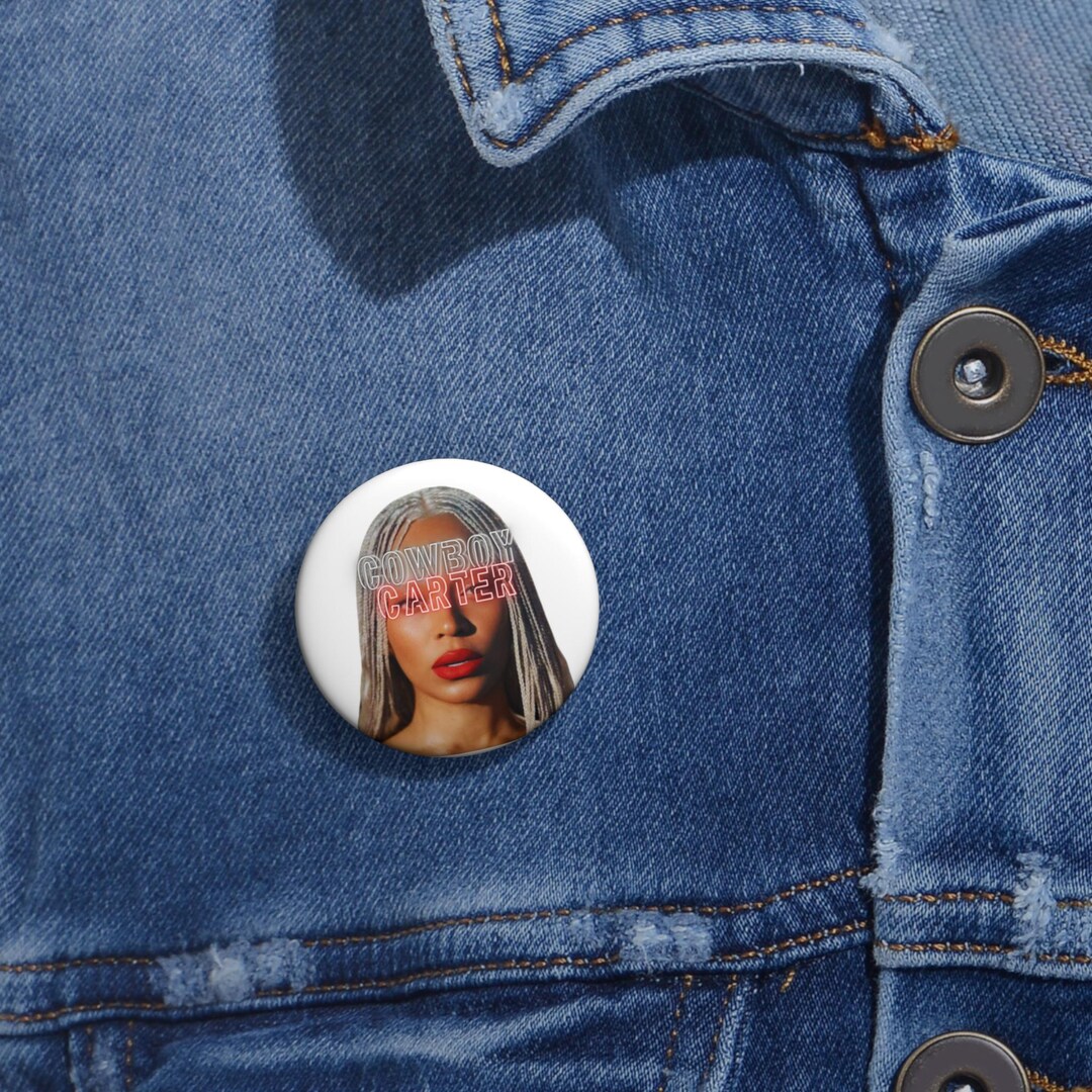 Pin Buttons - Custom Beyonce Cowboy Carter Pin, Personalized Music Fan ...
